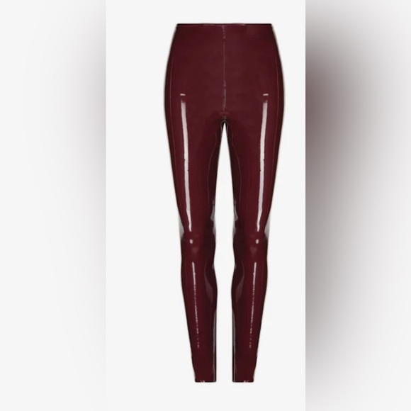 Commando | Pants & Jumpsuits | Nwt Faux Patent Leather Legging Burgundy ...
